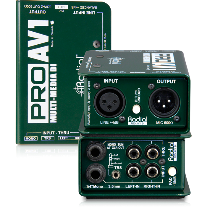 CAJA DIRECTA RADIAL PROAV1 PASIVA MULTIMEDIA | Audio, Video e ...