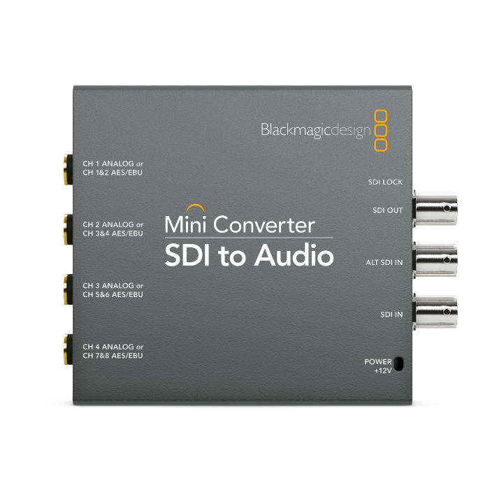 CONVERTIDOR BLACKMAGIC MINI CONVERTER - SDI TO AUDIO | Audio, Video e ...