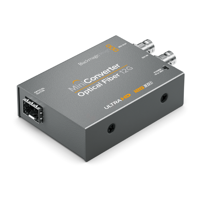 CONVERTIDOR BLACKMAGIC MINI CONVERTER - OPTICAL FIBER 12G | Audio ...