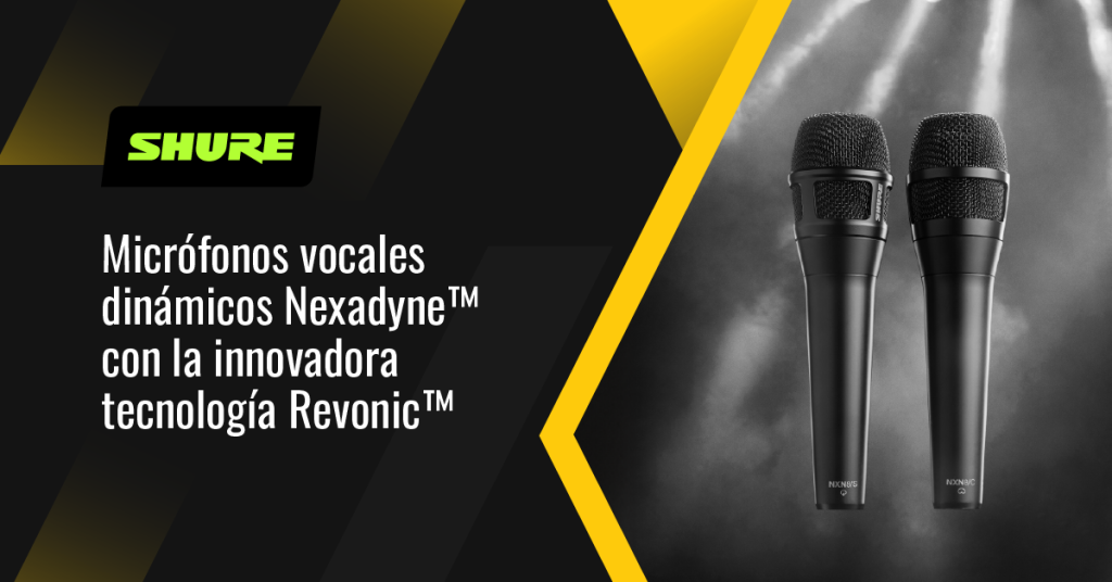 Micrófonos vocales dinámicos Nexadyne™con la innovadoratecnología Revonic™ | Audio, Video e ...