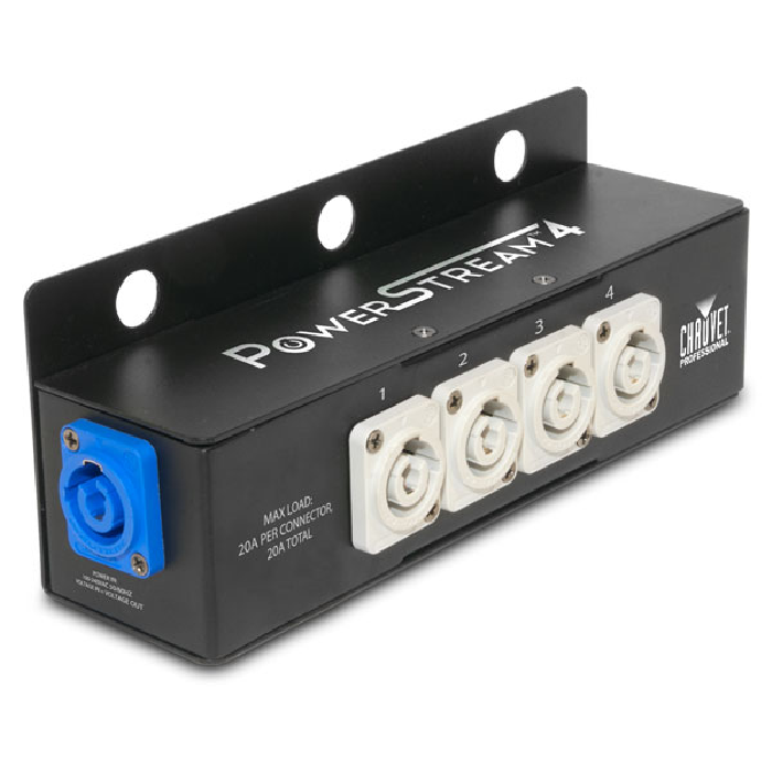 DISTRIBUIDOR POWERCON CHAUVET POWERSTREAM4 | Audio, Video e Iluminación Profesional