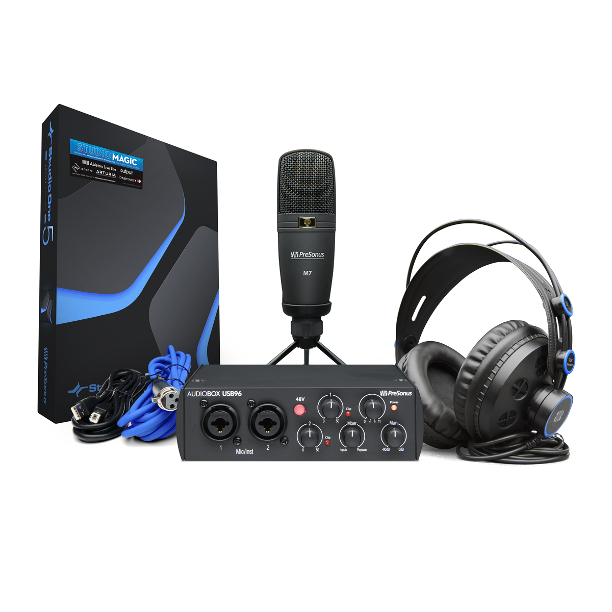 COMBO DE GRABACION PRESONUS ANIVERSARIO, AUDIOBOX 96 STUDIO 25 | Música ...