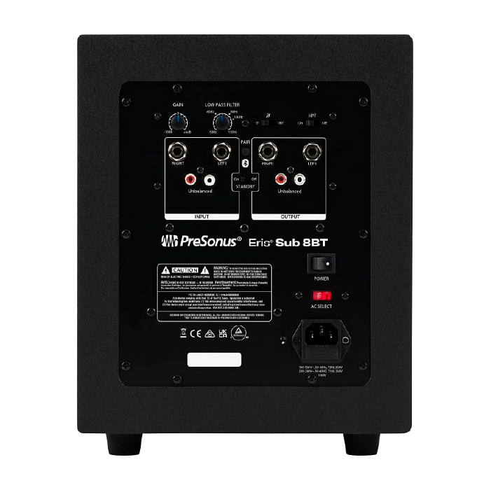 SUBWOOFER PRESONUS BLUETOOTH ERIS SUB 8 BT | Música, Audio, Video e ...