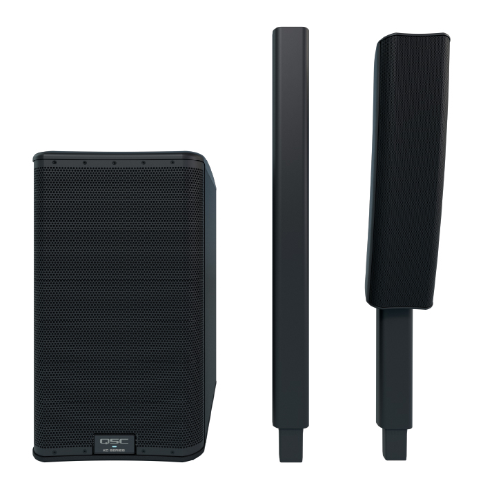 COLUMNA ACTIVA DE 3 VÍAS QSC KC12 BK NEGRO | Música, Audio, Video e Iluminación de Consumo