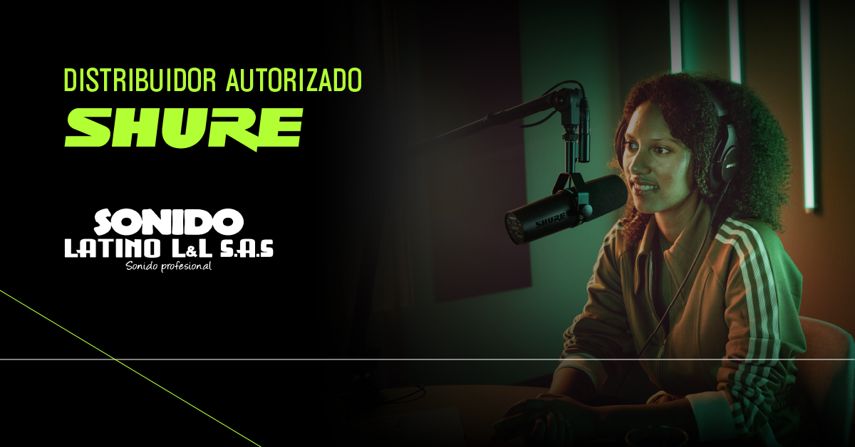Distribuidor autorizado Shure - SONIDO LATINO L&L SAS | Música, Audio ...