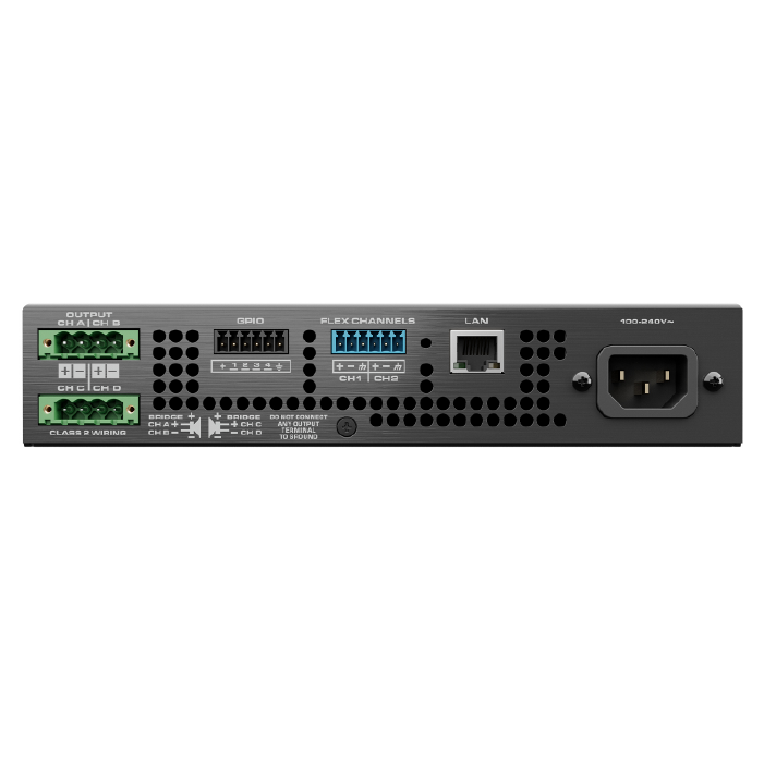AMPLIFICADOR ADMINISTRABLE Q-SYS 4 CH SPA-QF60X4-NA | Sistemas Integrados