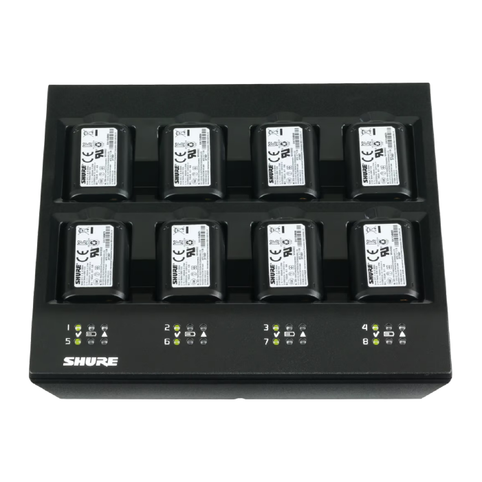 ESTACIÓN DE CARGA SHURE SBC800-US | Sistemas Integrados